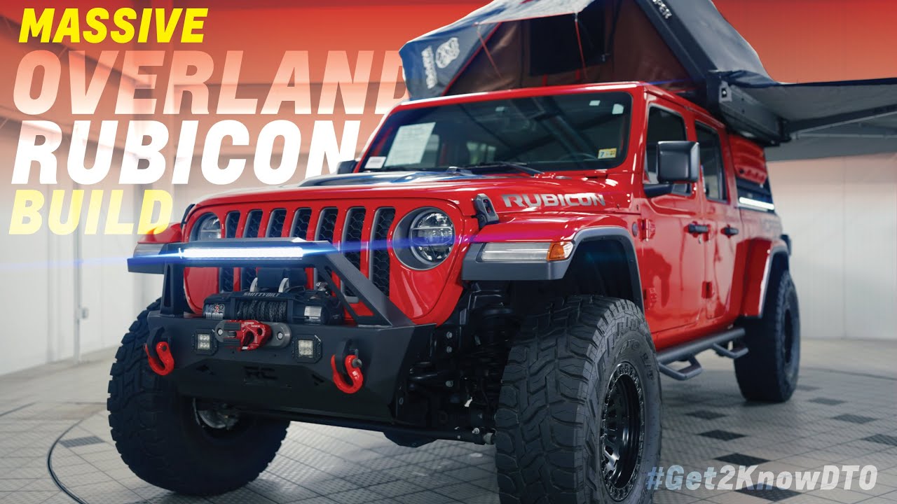 MASSIVE ** CUSTOM ** Jeep Gladiator RUBICON ** OVERLAND BUILD ** w ...