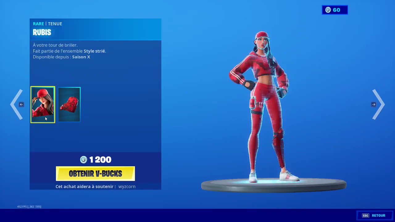 *NEW* SKIN RUBIS BOUTIQUE 27 FEVRIER FORTNITE BATTLE ROYAL / ITEM SHOP ...