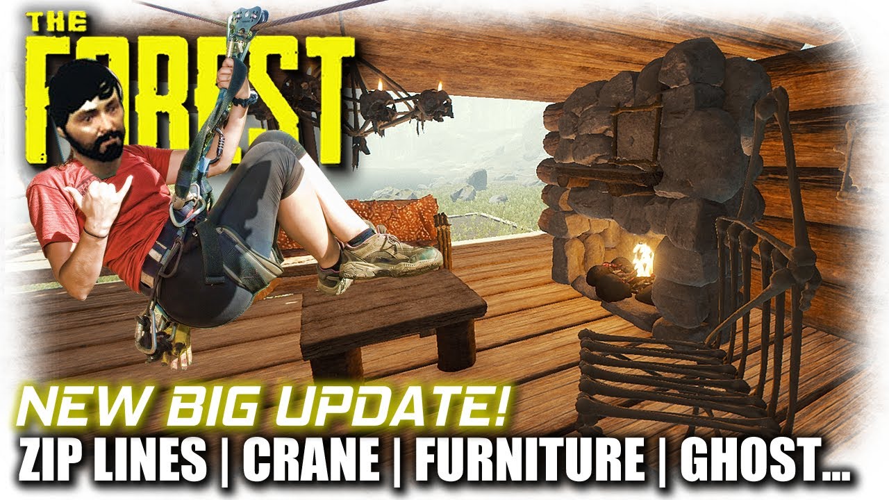 The Forest | NEW BIG UPDATE! Zip Lines, Cranes and More | The Forest ...