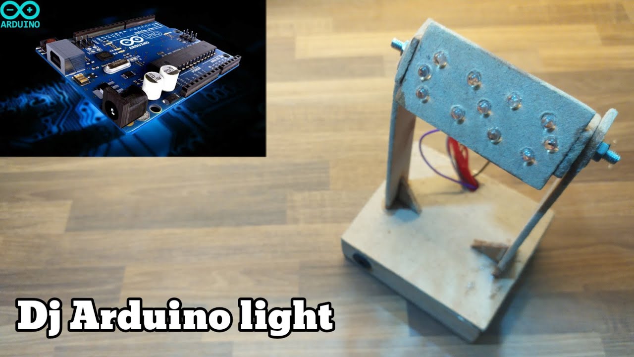How To Make A Dj Light With Arduino Arduino Led Flashing Dj Light Easy Diy Arduino Dj