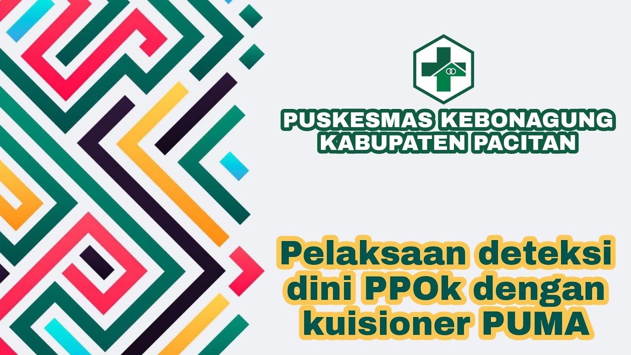 Pelaksanaan deteksi dini PPOk dengan kuisioner PUMA - Puskesmas ...