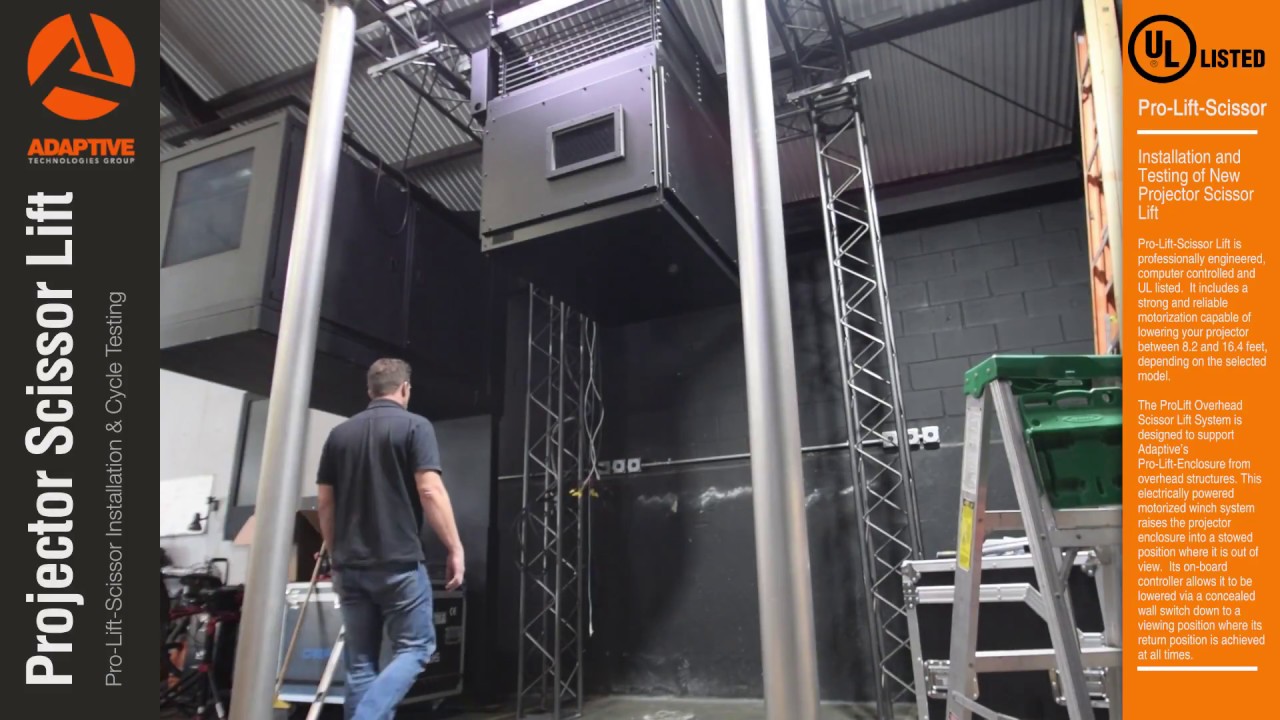 Scissor Lift Installation & Cycle Test - YouTube