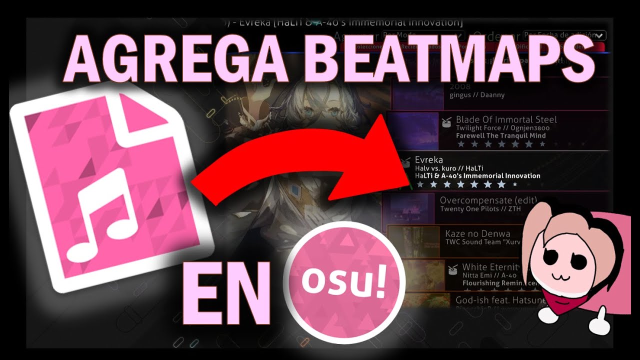 Cómo descargar e instalar beatmaps en osu! (guía rápida) - YouTube