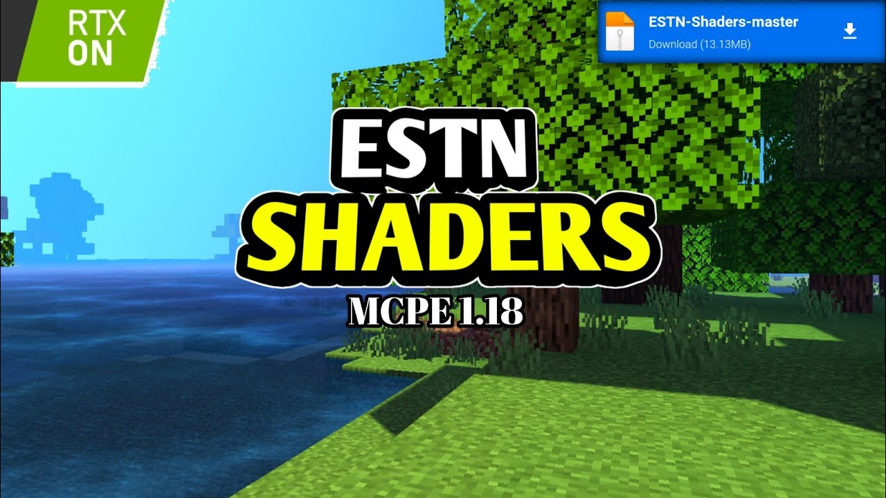 WOWW😱!!! ESTN SHADERS ULTRA REALISTIC MCPE 1.18 NO LAG, Support Low ...