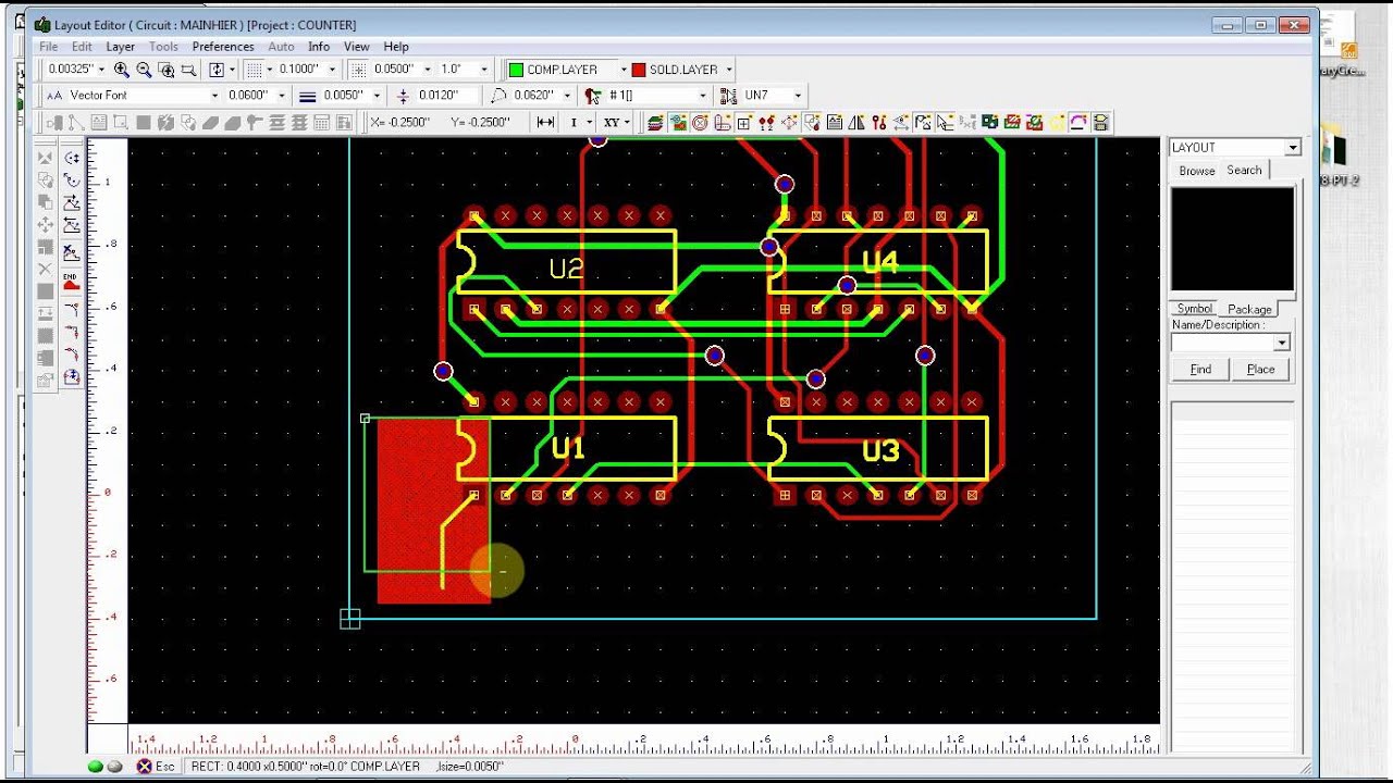How to create hatched copper area - YouTube