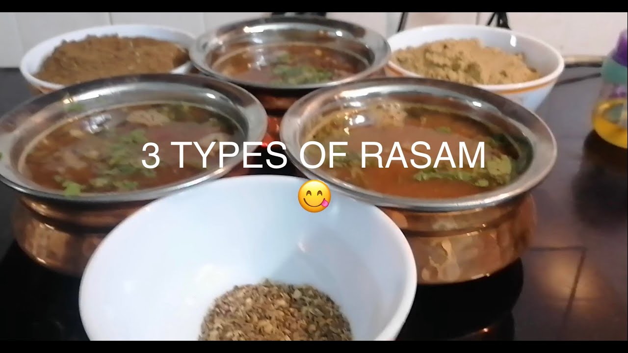 3 TYPES OF RASAM 👌👌👌 - YouTube