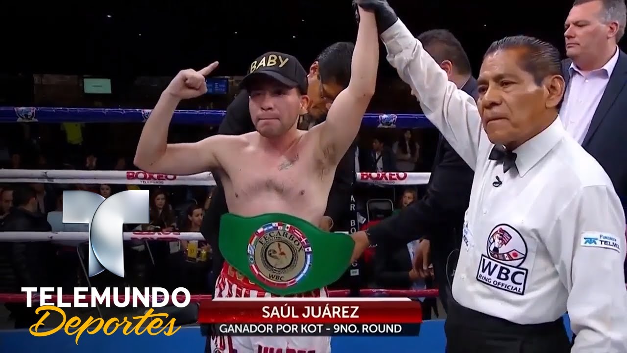 Saúl "Baby" Juárez se lleva el título Mini-Mosca CMB | Boxeo Telemundo ...