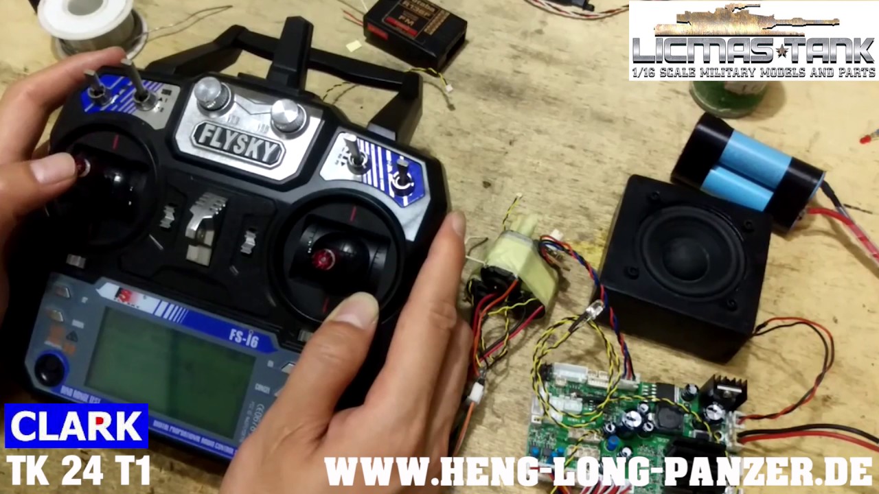 Tiger 1 Clark TK24 T1 Platine Modul für RC Tank Panzer von Heng Long ...