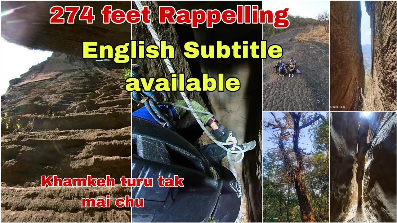 Khamkeh Rappelling 274 feet & Lungkhawdur @Vanchengpui - YouTube