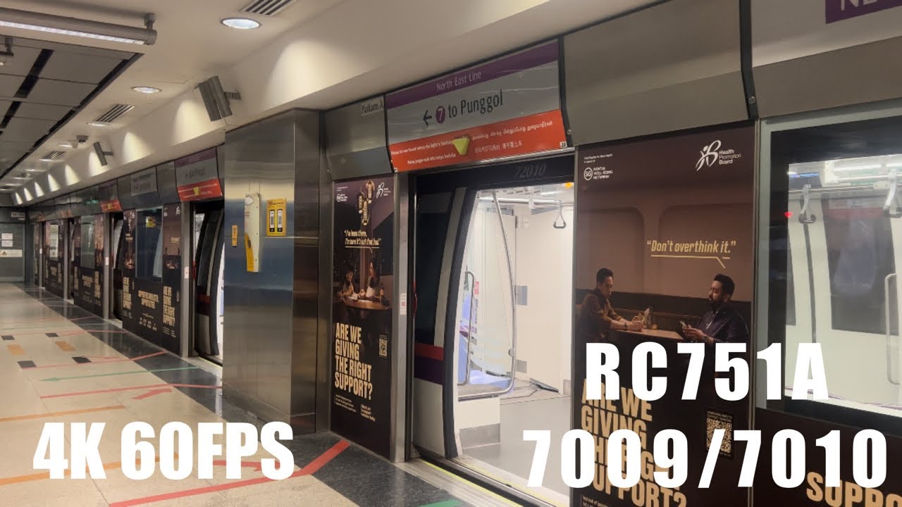 NEL rides RC751A 7009/7010 NE3 Outram park - NE1 HarbourFront - YouTube