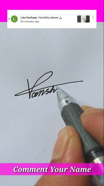 How to draw your signature like a billionaire 👍 - YouTube