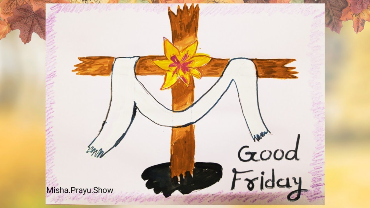 Good Friday 2021 | Good Friday Drawing for Beginners | Good Friday ...