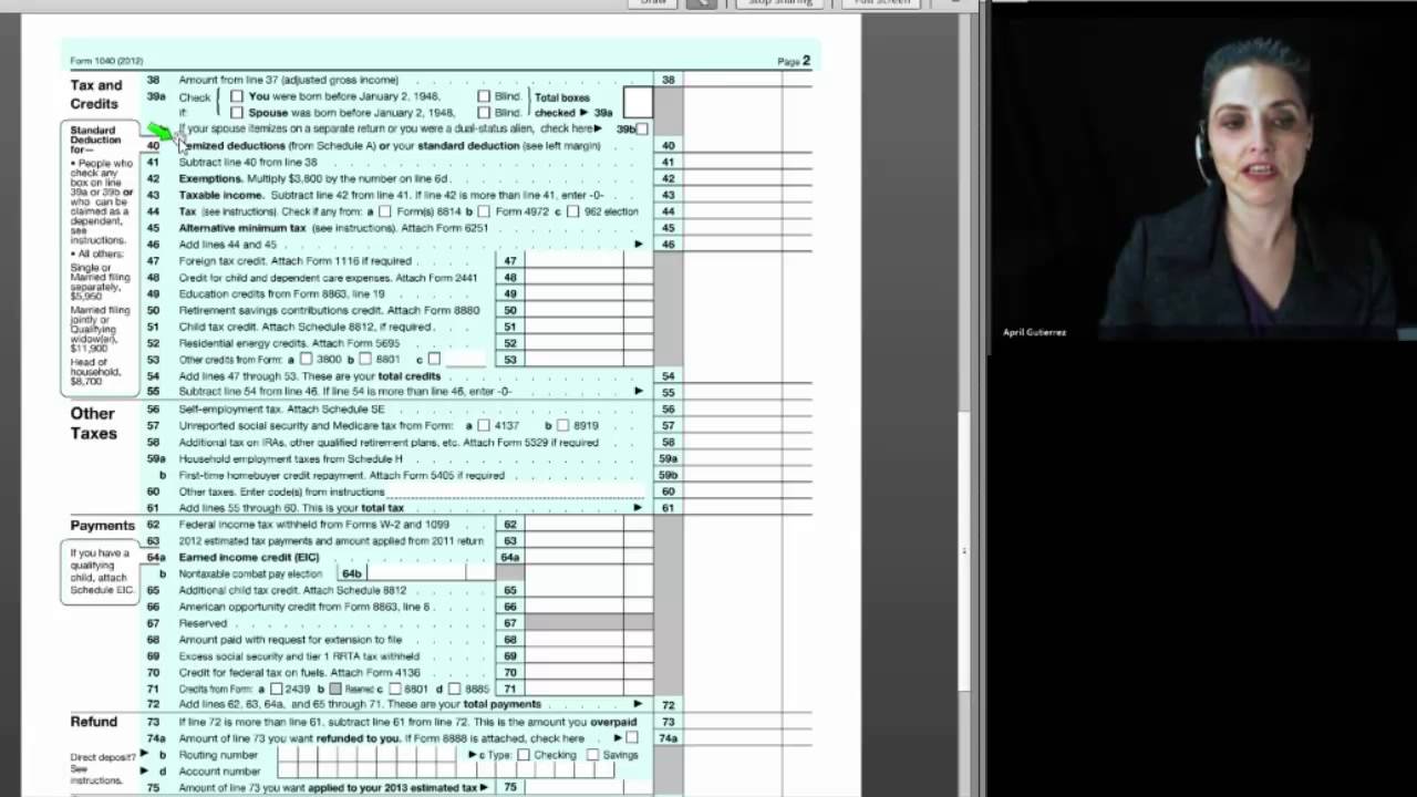 Basic Session 1 - Filing Requirements - 2012 Tax Law - YouTube