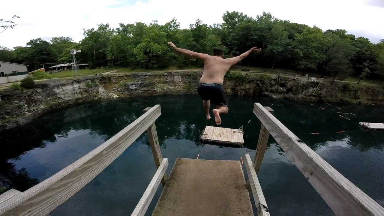 Sending It! Cliff Jumping! White Rock Park 2018! - YouTube