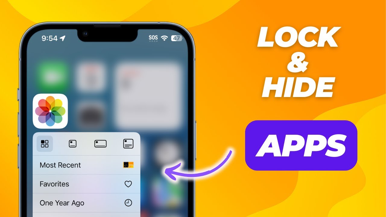 Lock apps in iPhone | Applock in iPhone | Lock apps in iPad - YouTube