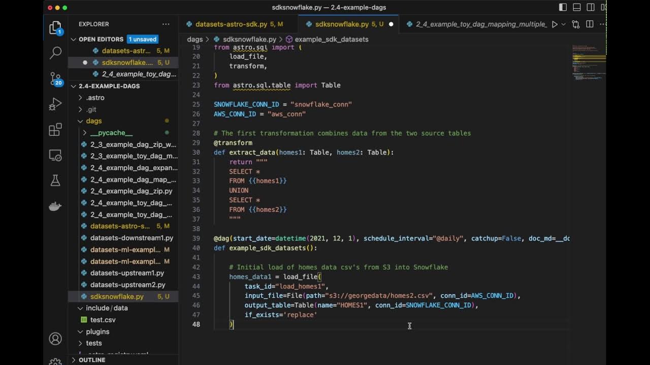 LIVE with Astronomer: Data Driven Scheduling with Snowflake and the Astro SDK - YouTube