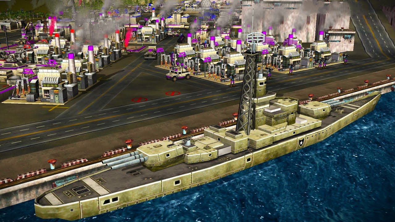 GLA Challenges All Four USA Generals On One Single Map | C&C Generals ...