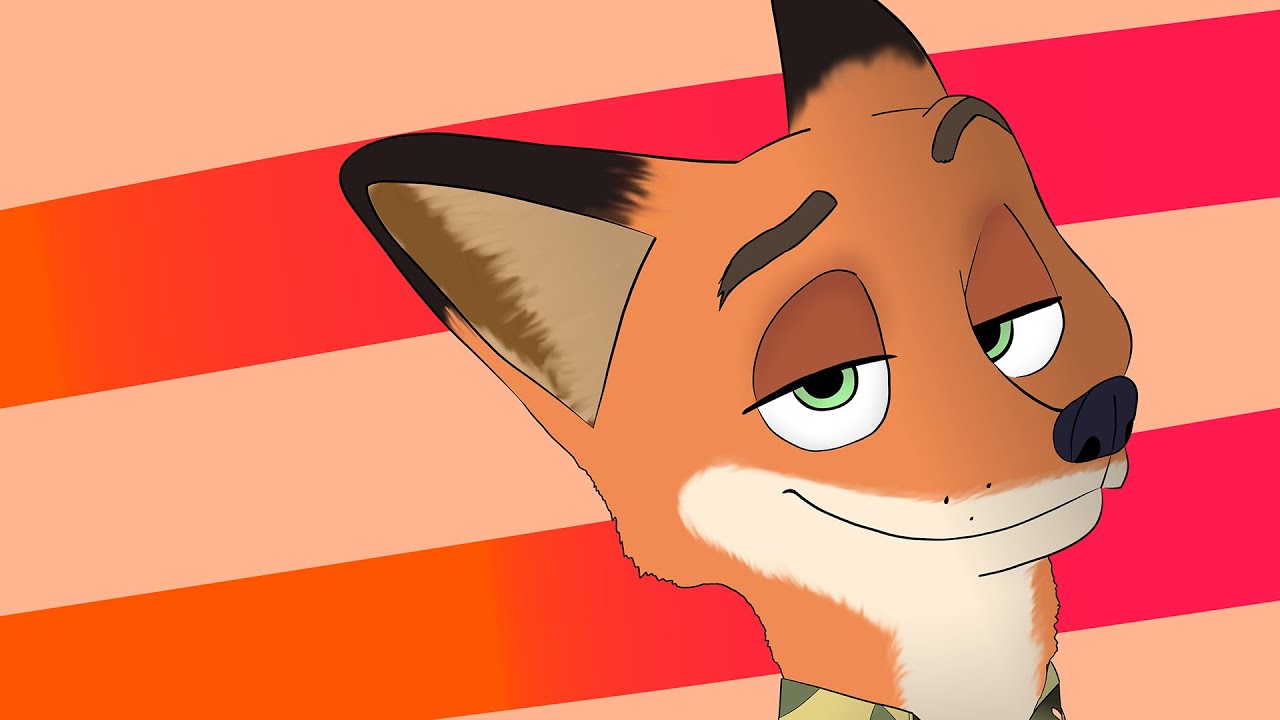 Drawing Nick Wilde from Zootopia - YouTube