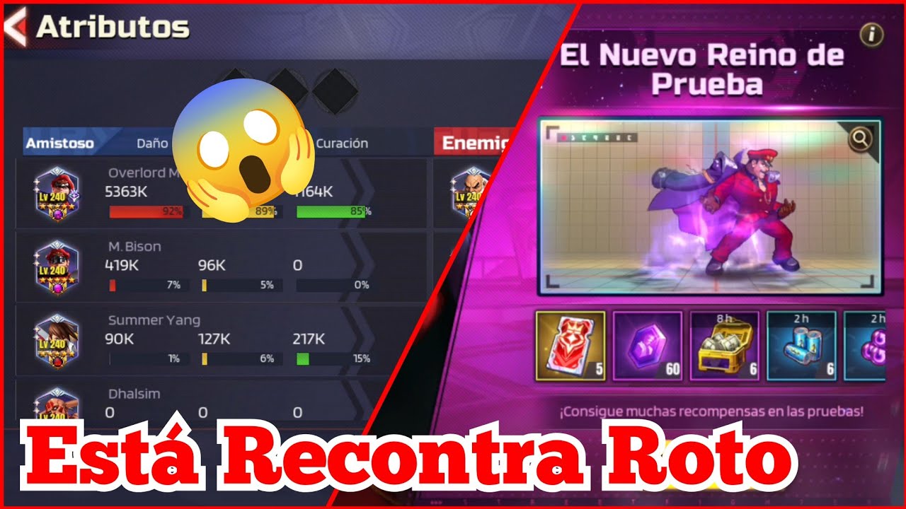 Prueba de Overlord M.Bison | Street Fighter Duel - YouTube