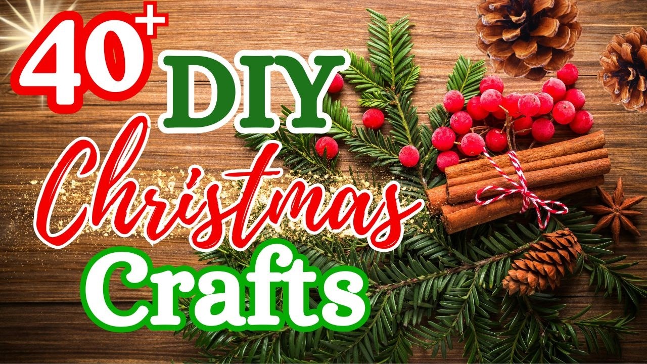 40+ BRILLIANT DIY Christmas Crafts You Will WANT To Make - YouTube