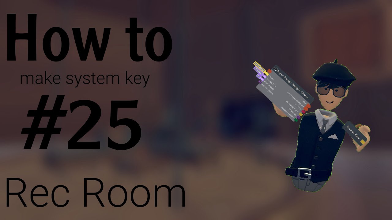 كيف تسوي نظام متجر في ريك روم (How to make system key on rec room ...