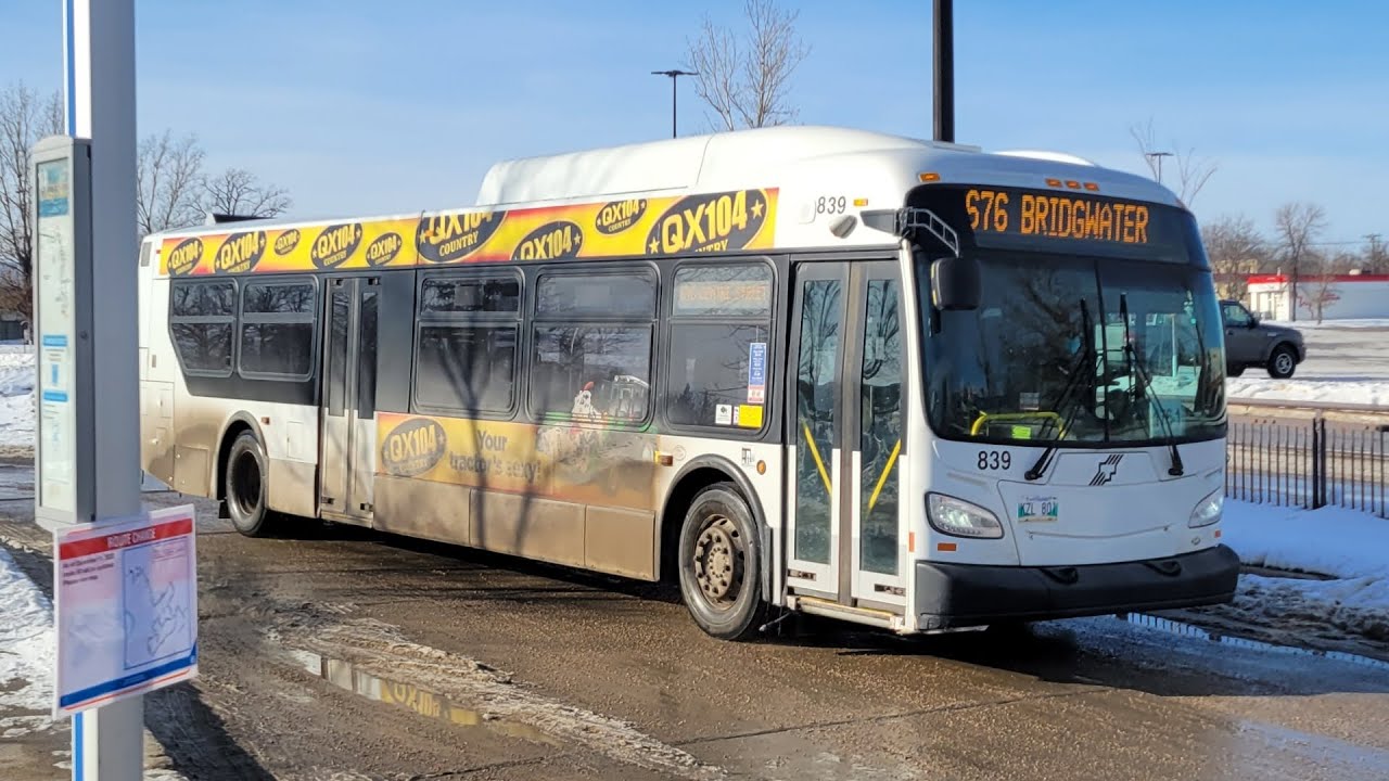 Riding on Winnipeg Transit 839 (2015 XD40) on Route 676 River - YouTube