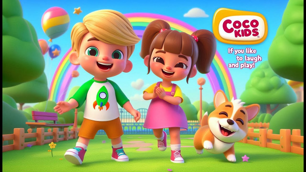 if you like to laugh and play | CoCokids Nursery Rhymes & Kids Songs ...