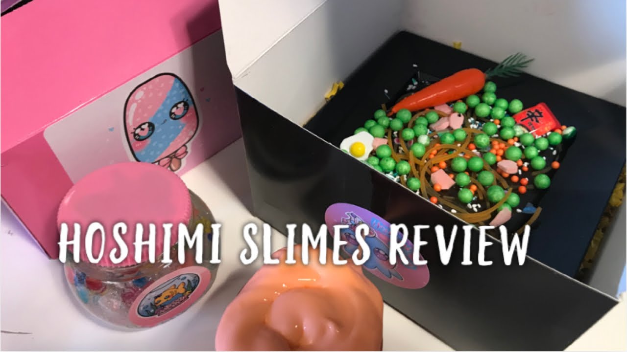 HOSHIMI SLIMES REVIEW! Most creative slime shop!? - YouTube