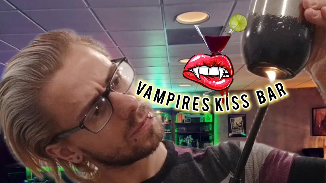 ASMR:First Time Visiting 🧛‍♂️ Vampire Bar With New drinks,Tingles,Bites ...