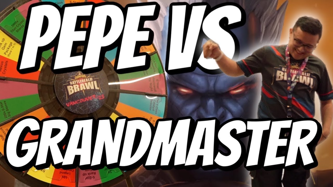 EPIC BATTLE: Pepe vs The Grandmaster! Winner Takes All + Spin of the ...