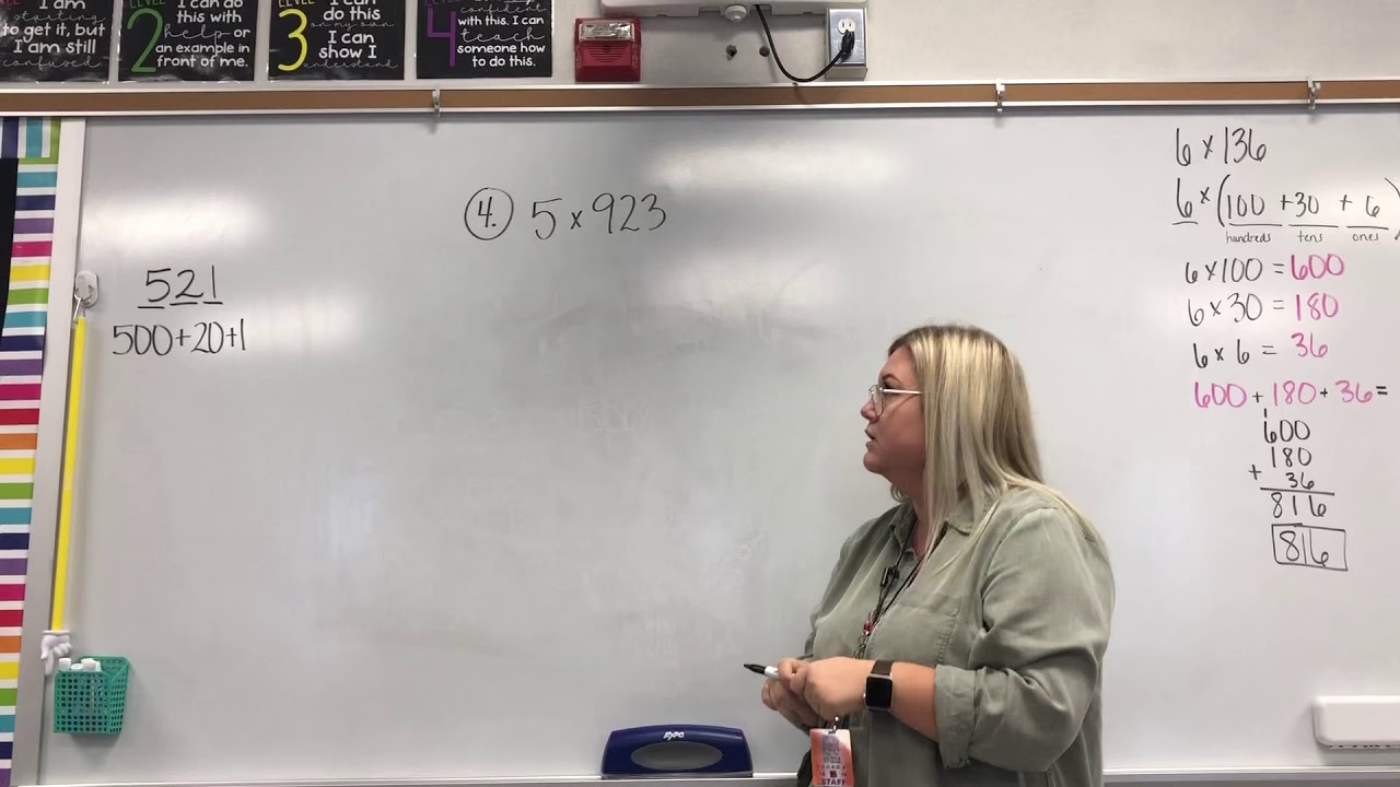 Multiply Using Expanded Form Go Math 2.6 - YouTube