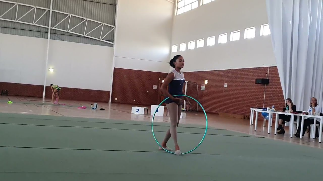 Emily Level 7 Hoop Routine - Rhythmic Gymnastics - YouTube