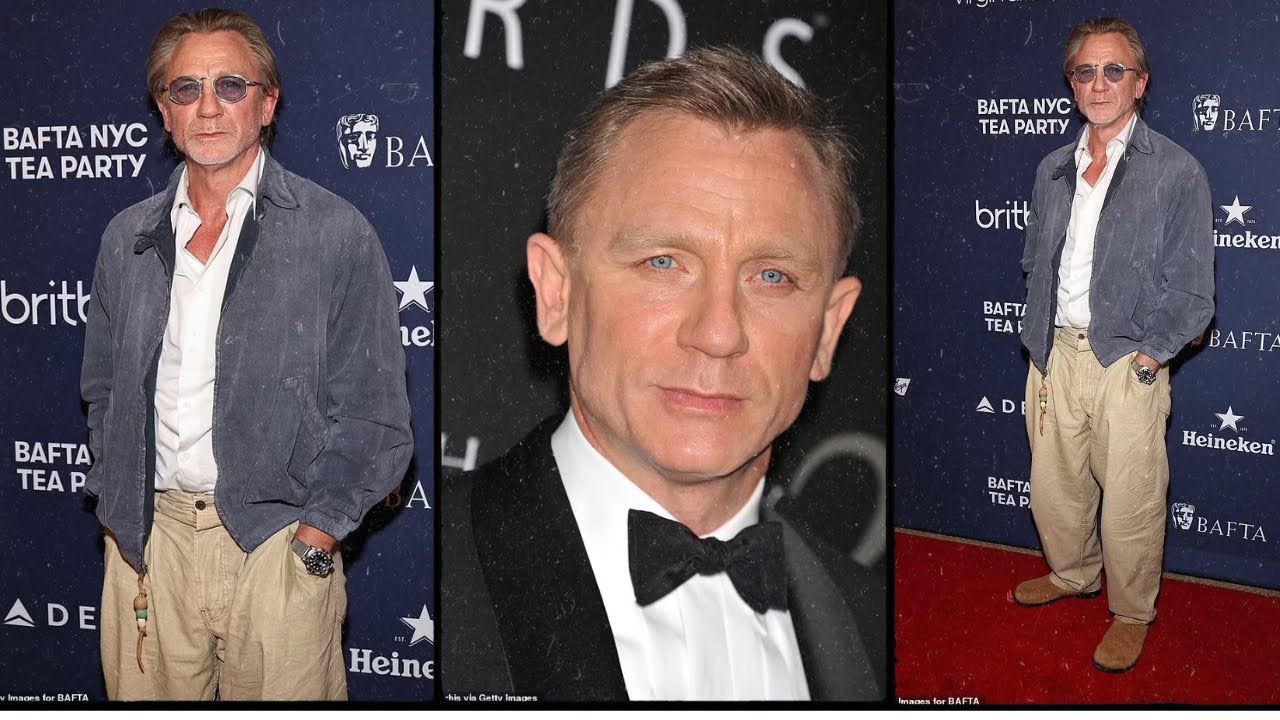 Daniel Craig Ditches the Tux for a Bold Casual Look at BAFTA NYC Tea ...