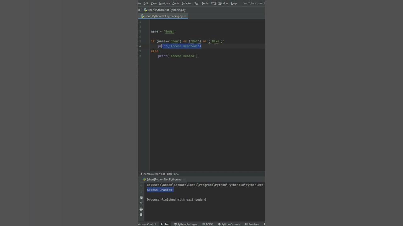 Dont Fall Into This Python Trap Python Coding Programming Shorts Pythonprogramming Trap