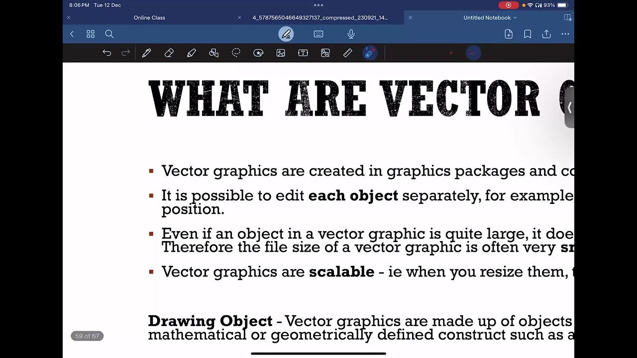Images Vector Graphics Data Representation Paper1 A Level 9618 Cs By Sir Wasiq Youtube
