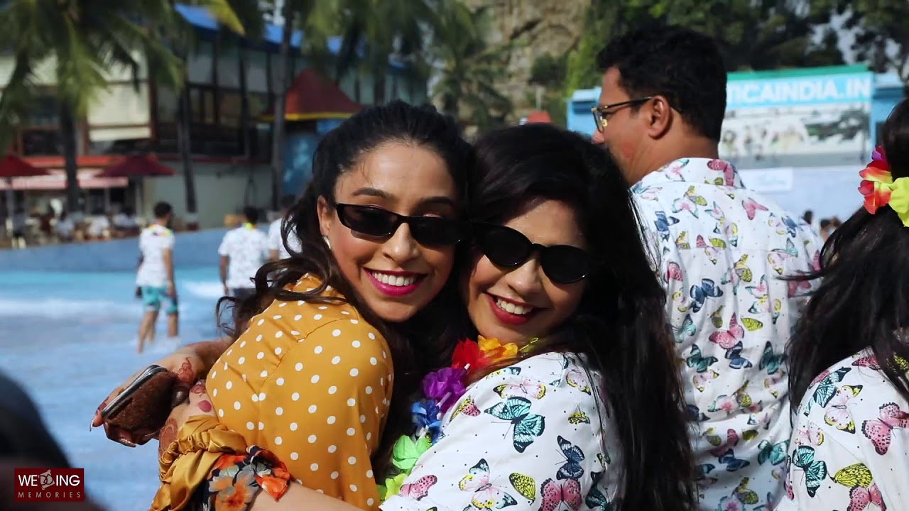 Great Indian wedding, pool party - YouTube