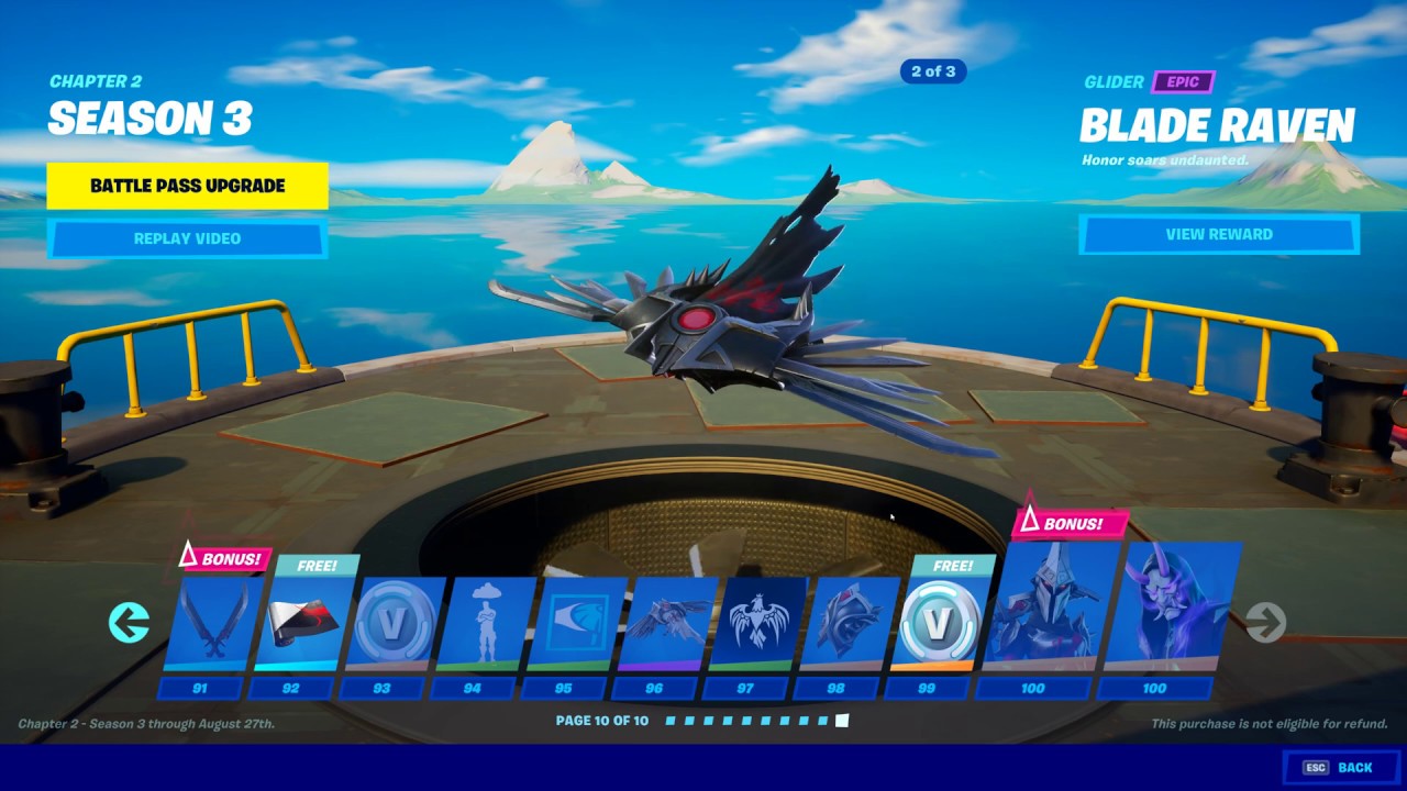 *ALL REWARDS* NEW Chapter 2 Season 3 Fortnite Battle Pass Showcase ...