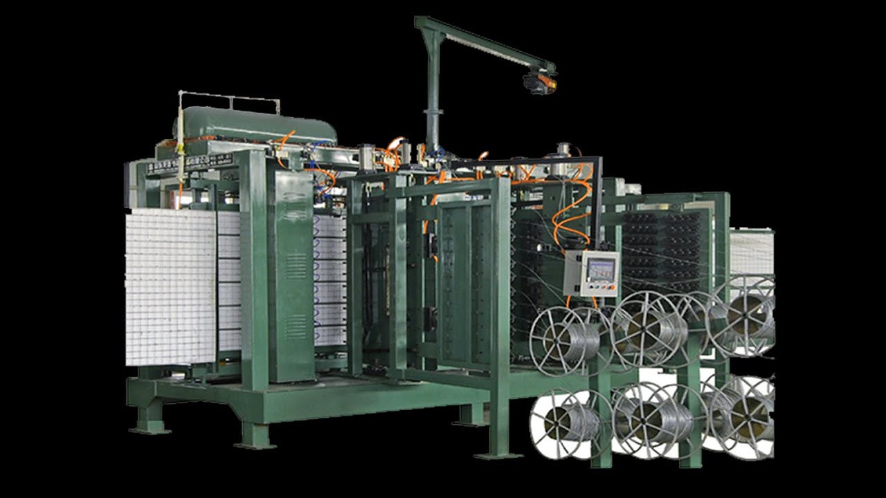 3D EPS Panel Production Line 3D Panel Wire Mesh Machine Working Process ...