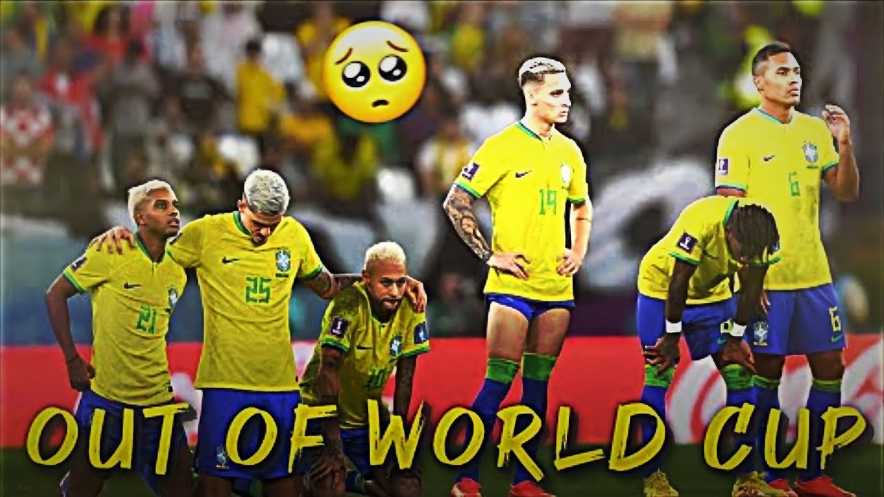 The End 💔🥺 | Brazil vs Croatia | Brazil Eliminated | Neymar | Sad ...