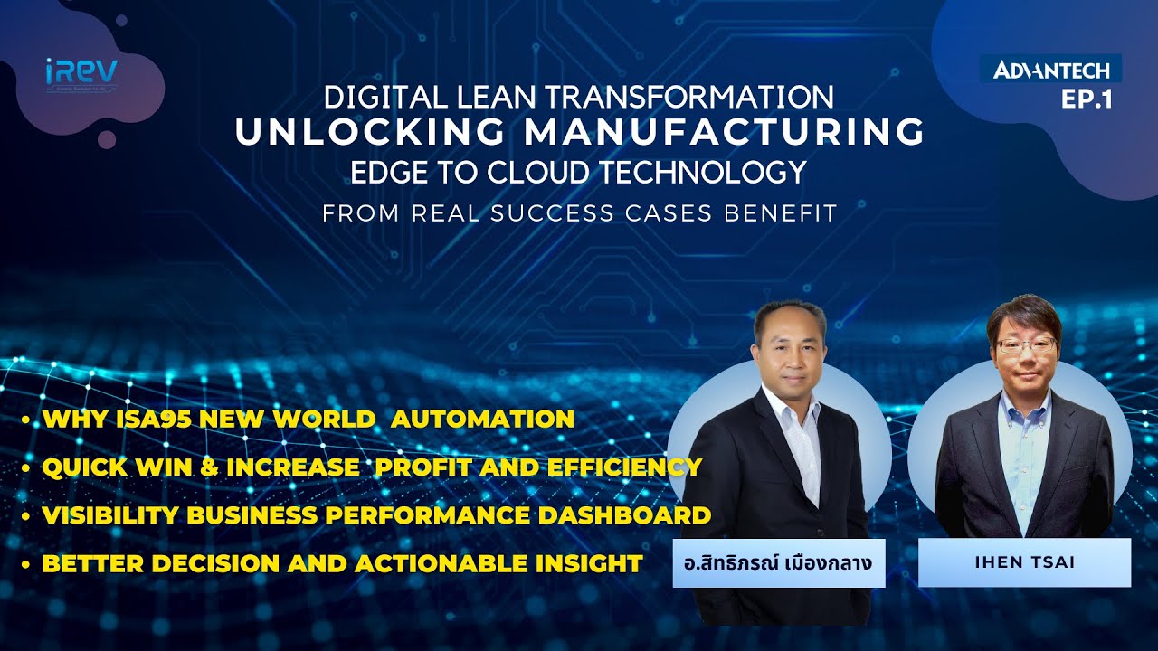 iFactory EP.1 : Digital lean transformation unlocking manufacturing ...