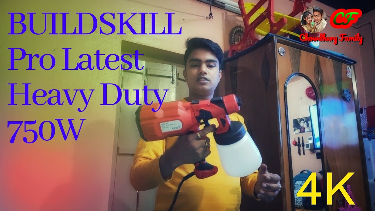 BUILDSKILL Pro Latest Heavy Duty 750W Spray Paint Gun #Chowdhury Family ...