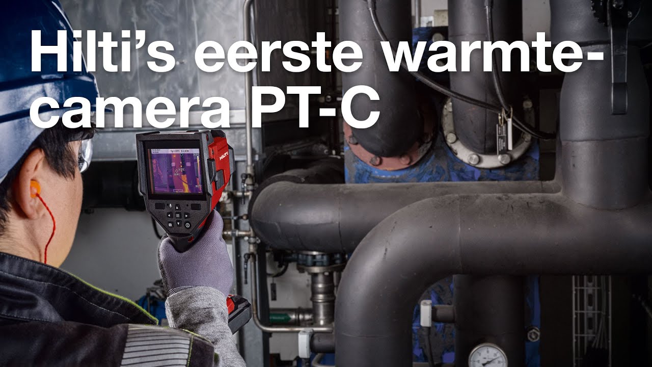 Hilti's eerste thermische camera PT-C - 49.152 pixels voor ...