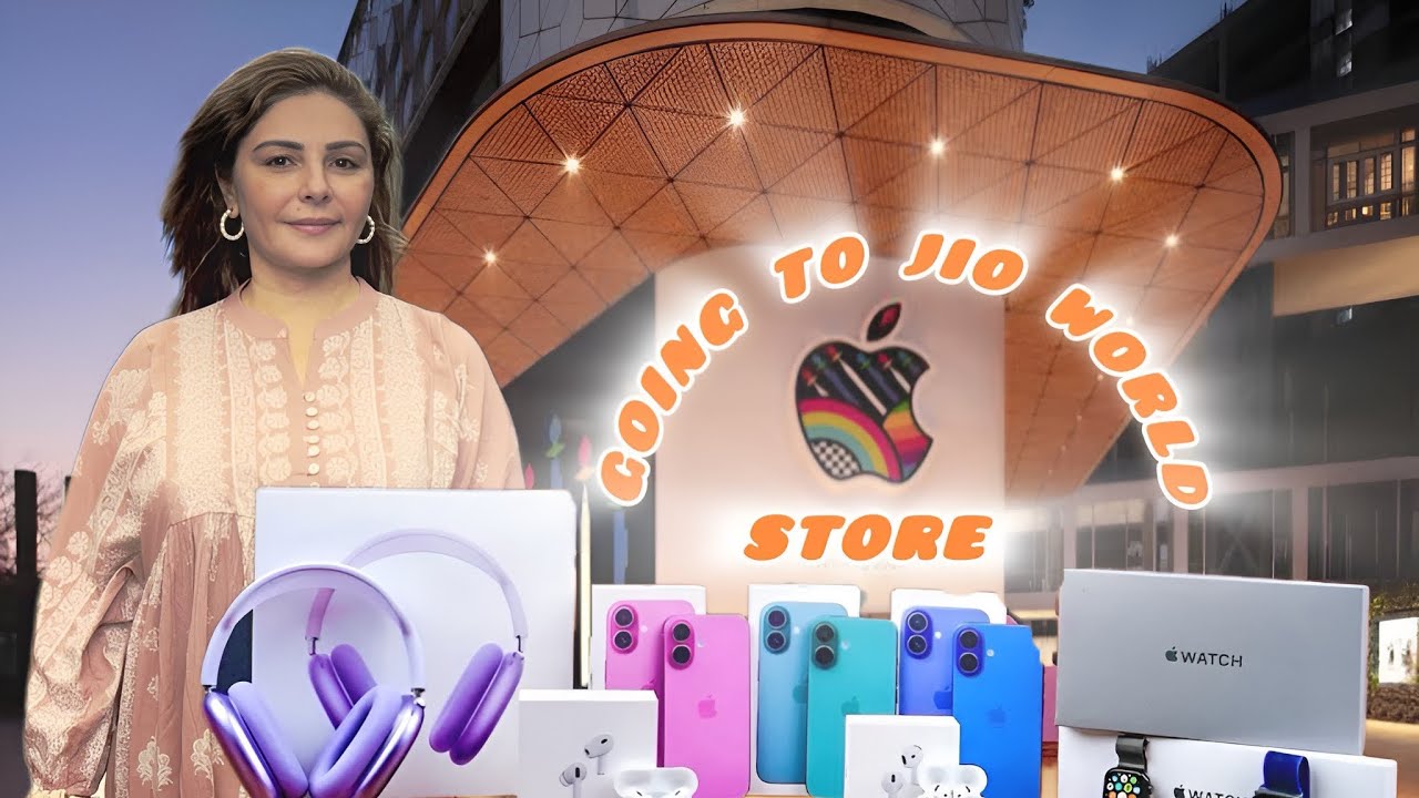 Going to Jio World Apple Store #jioworld #applestore #vlog #youtube # ...