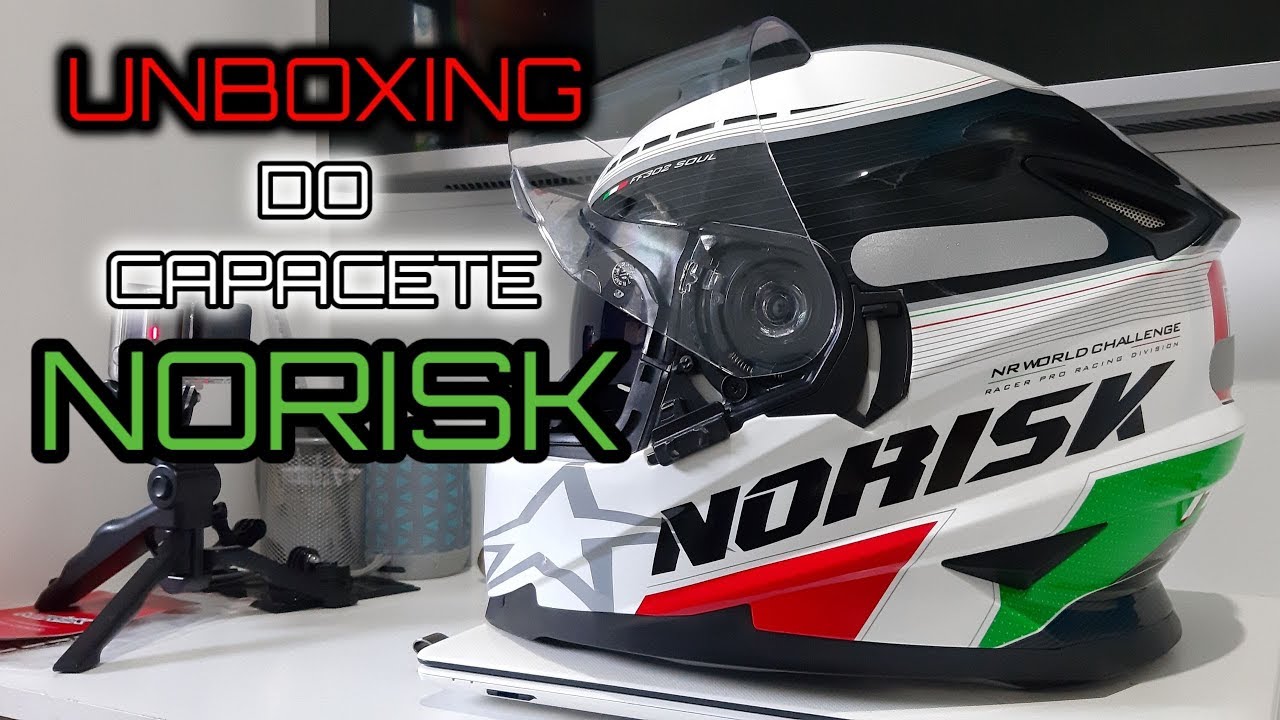 UNBOXING Capacete NORISK Itália - Vale a pena comprar? - YouTube