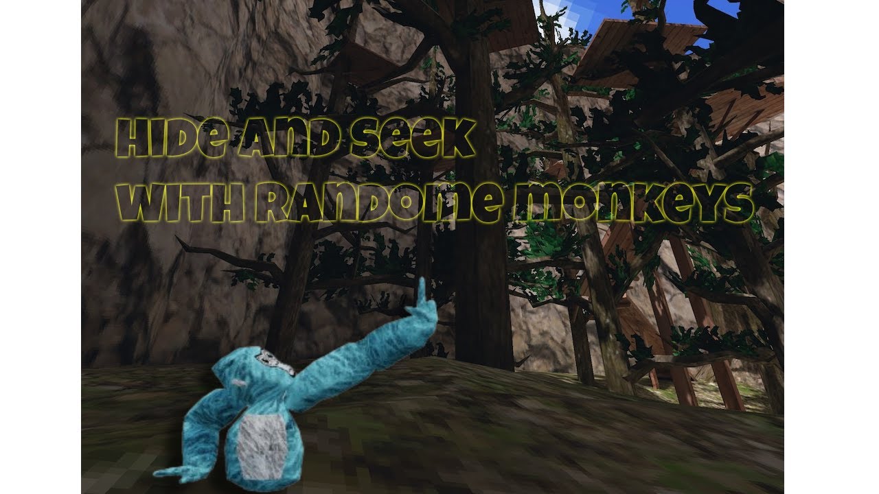 Hide and seek with random monkeys - YouTube