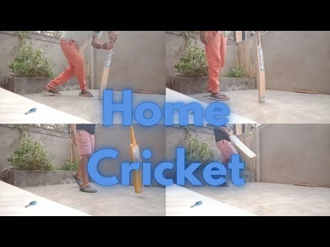 Cricket at Home: Fun Backyard Game Ideas|Gully Cricket| - YouTube