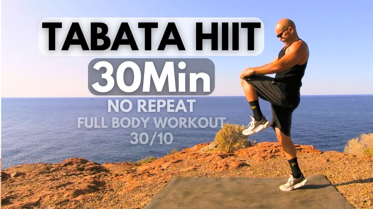 Tabata HIIT 30Min Full Body WORKOUT / NO REPEAT / Tabata 30/10 💪 - YouTube