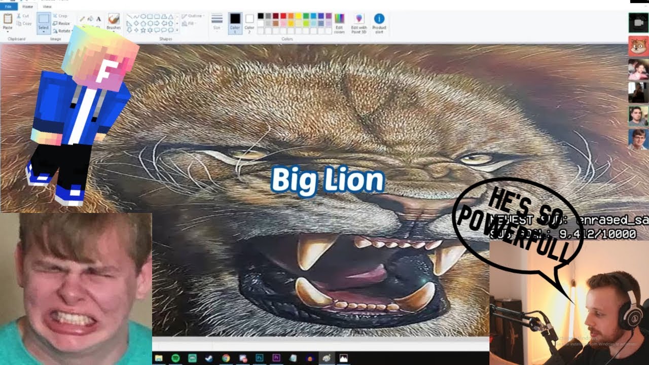 FITZ REACTS TO BIG LION TWITCH CLIPS - YouTube