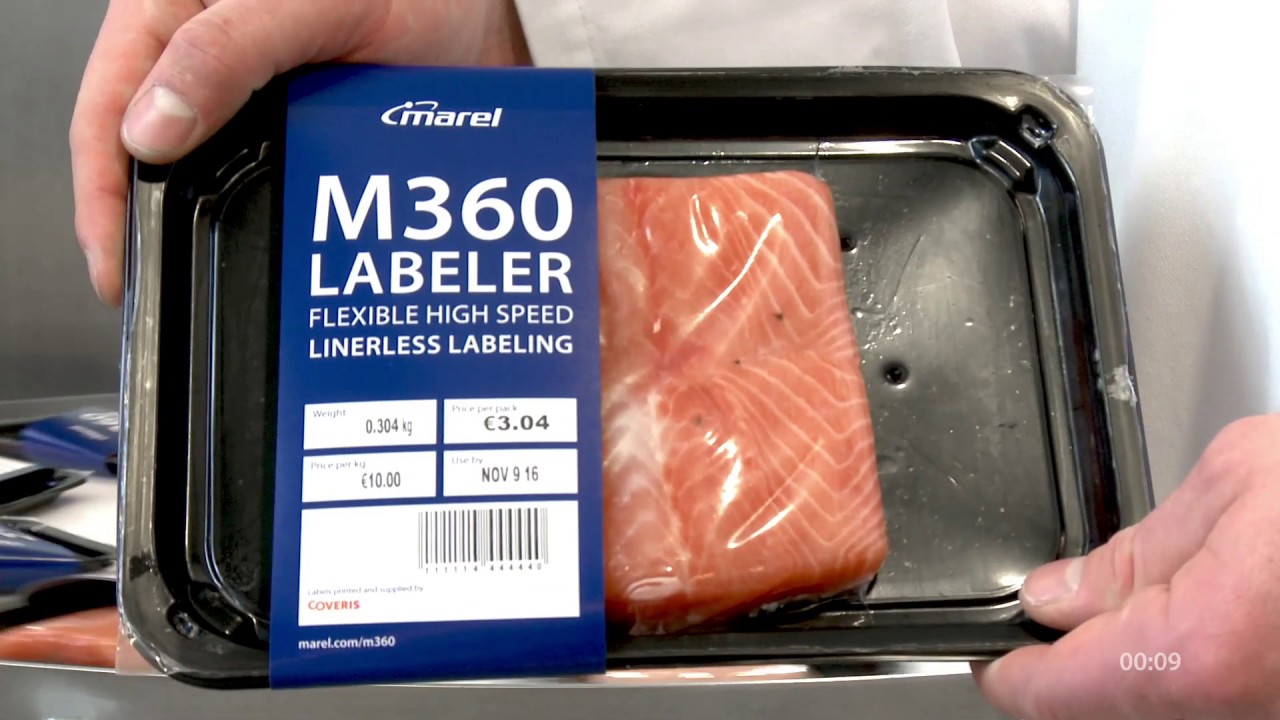 M360 wraparound labeler - YouTube