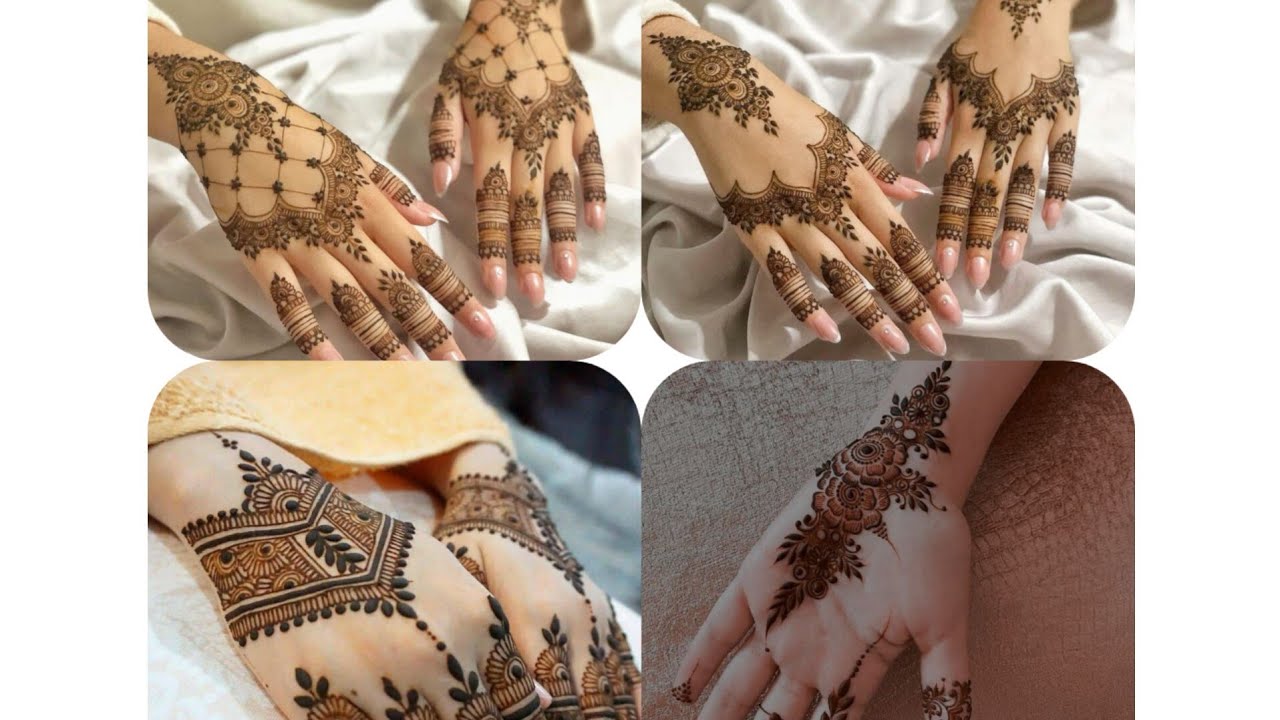Eid 2024 Special Mehndi Design collage|Eid Mubarak| Mehndi Calligraphy ...